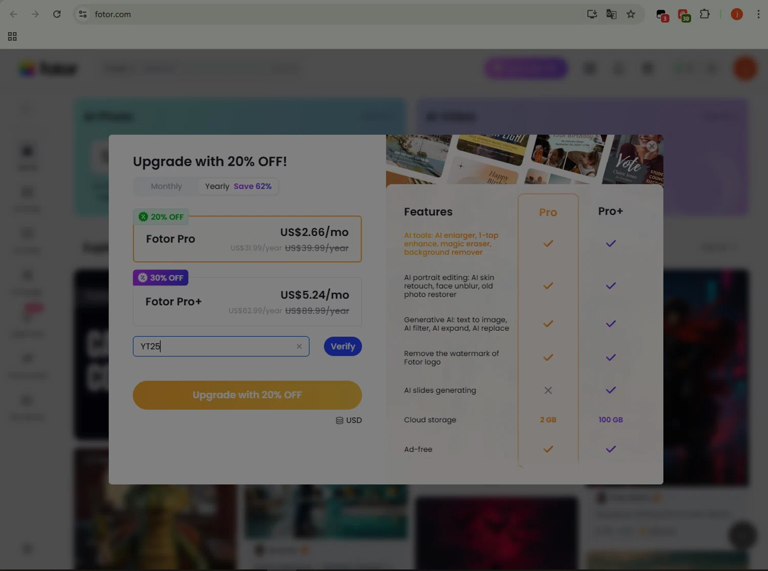 Fotor Promo Codes - 25% Off w/Code Coupons Mar 2026