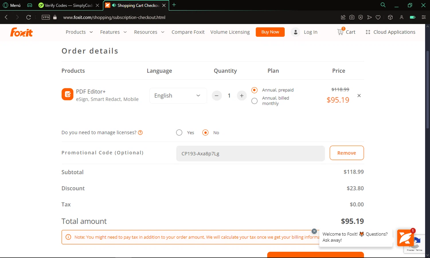 Foxit Promo Codes - 20% Off | January 2025