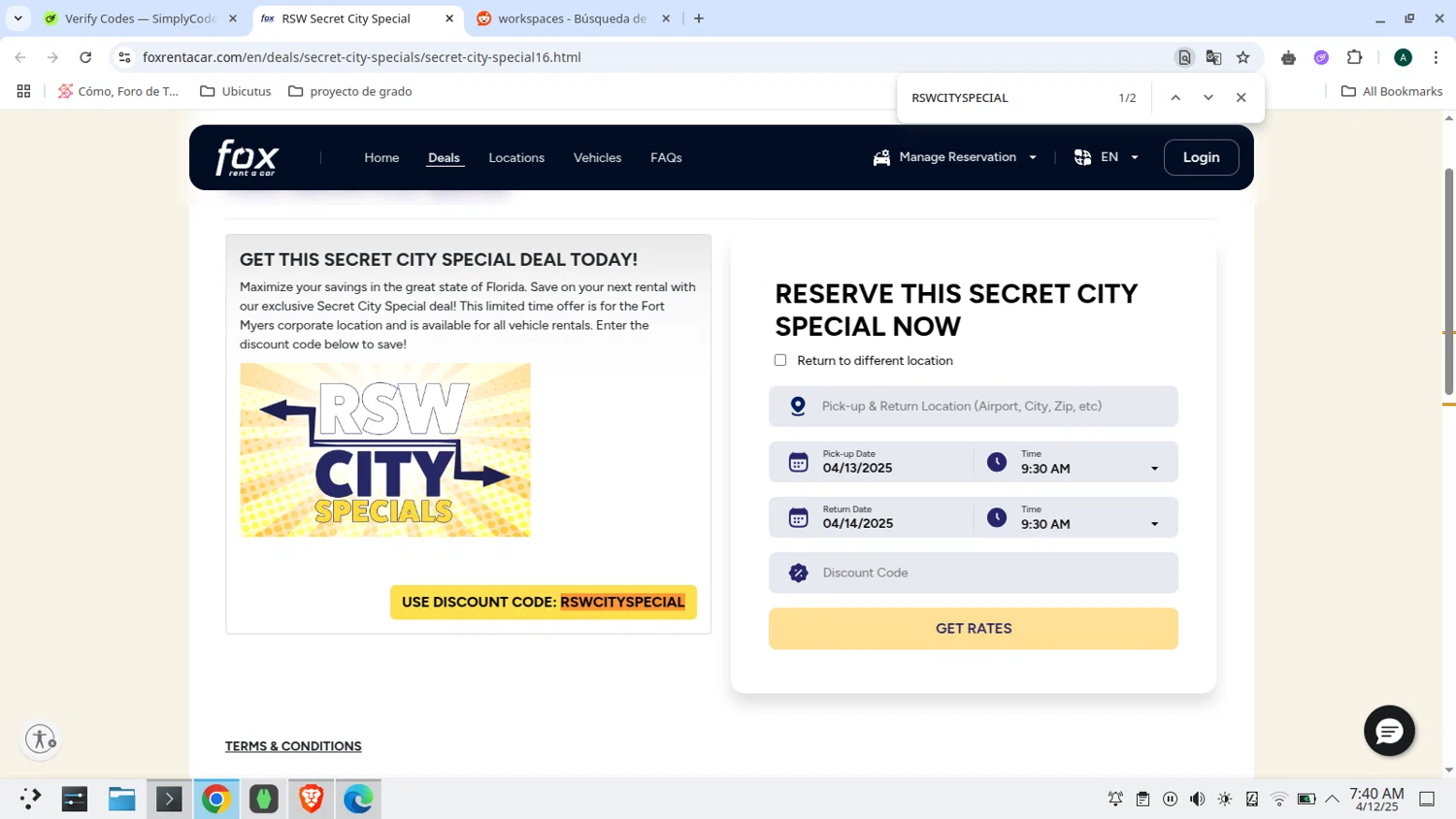 Fox Rent A Car Promo Code - 25% Off (7 Verified) Jan 2026