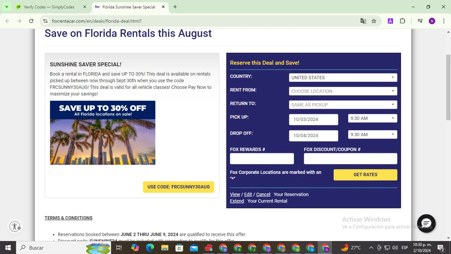 Fox Rent A Car Discount Codes - 30% Off | October 2024