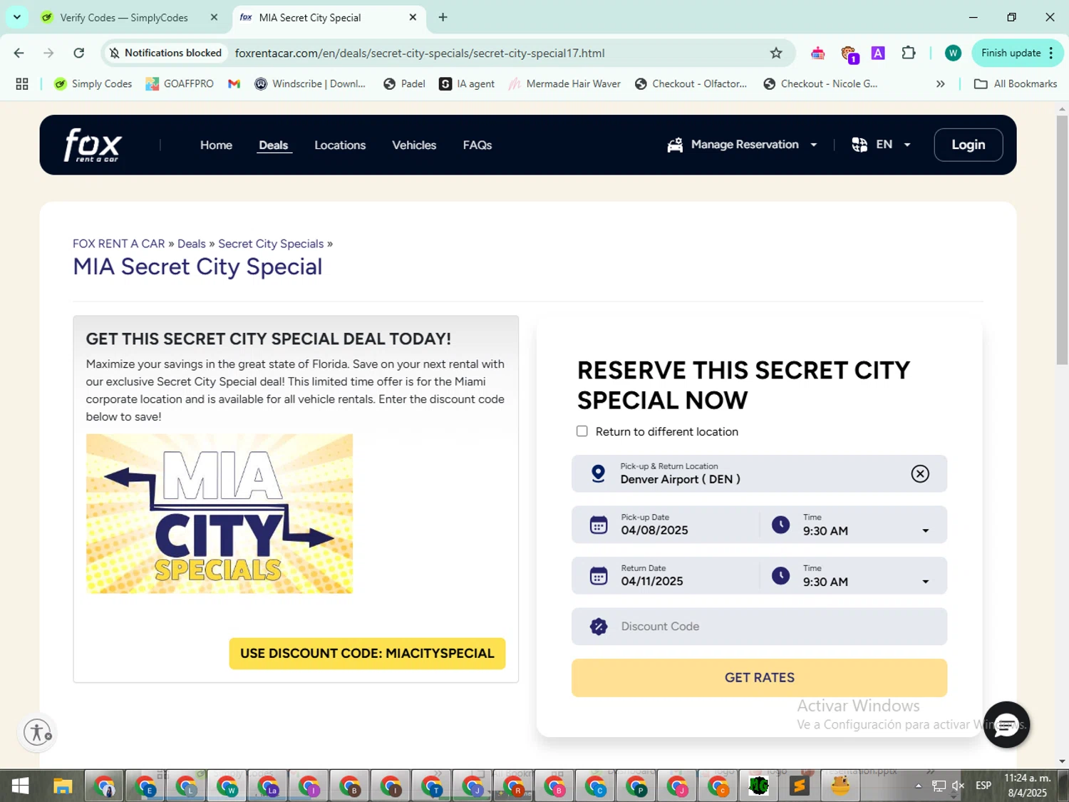 Fox Rent A Car Promo Code - 25% Off (7 Verified) Jan 2026