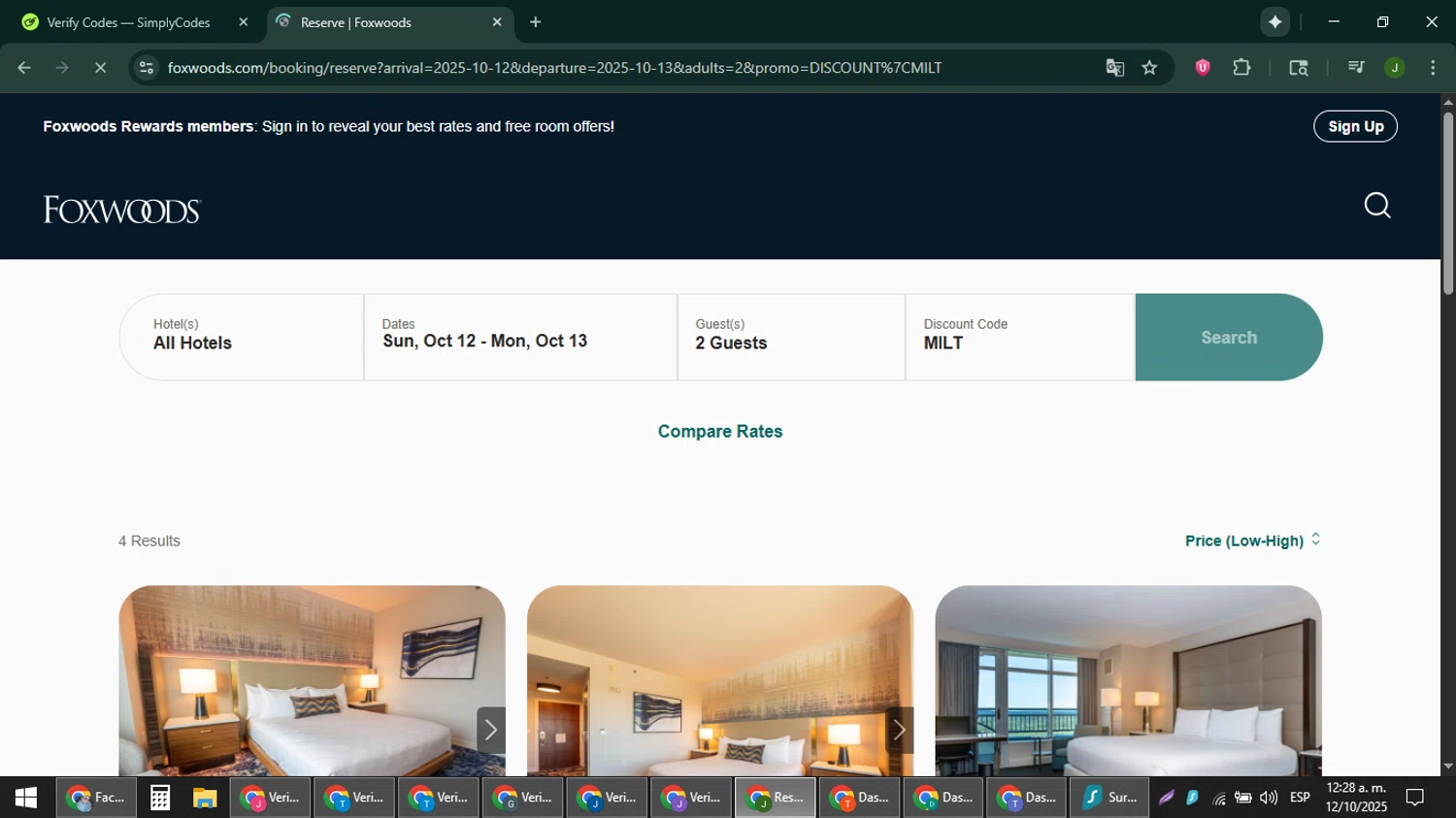 Foxwoods Promo Codes - 10% Off (3 Verified) Nov 2025