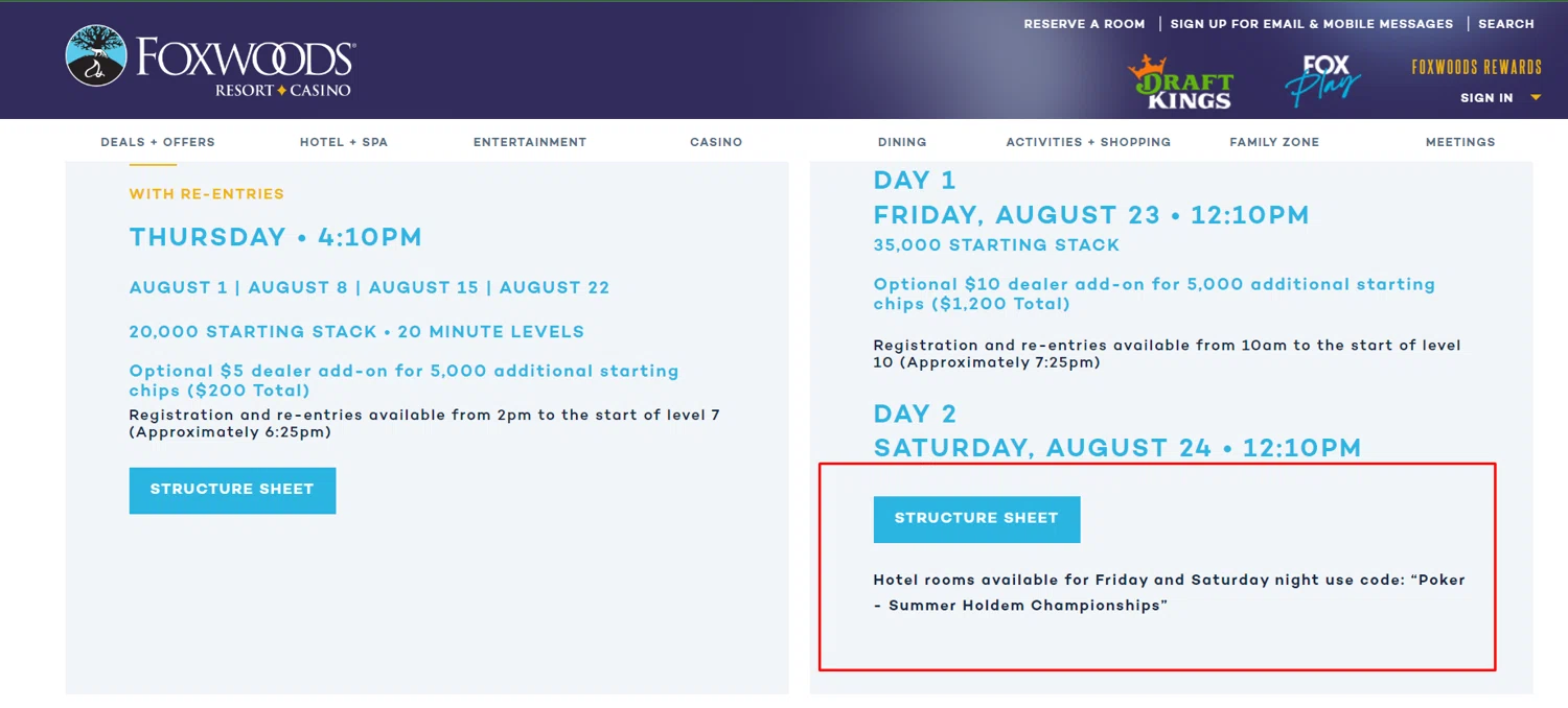 Foxwoods Discount Codes - 20% Off | January 2025