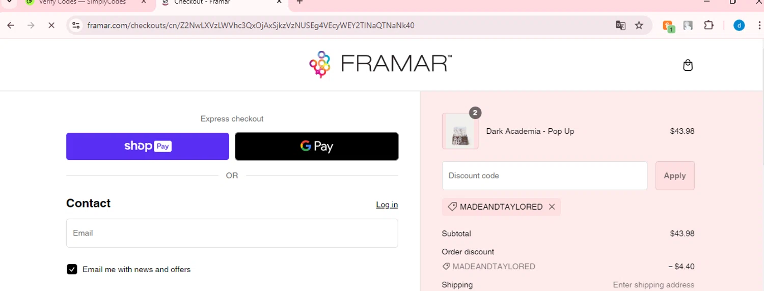 Framar Discount Codes & Cyber Monday 2024 Deals - 10% Off
