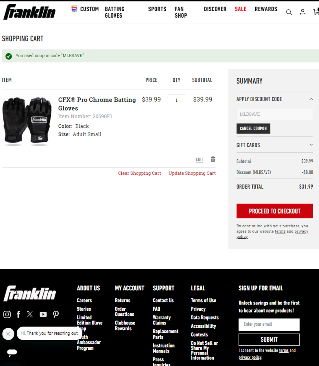 Franklin Sports Coupon Codes - 20% Off | October 2024