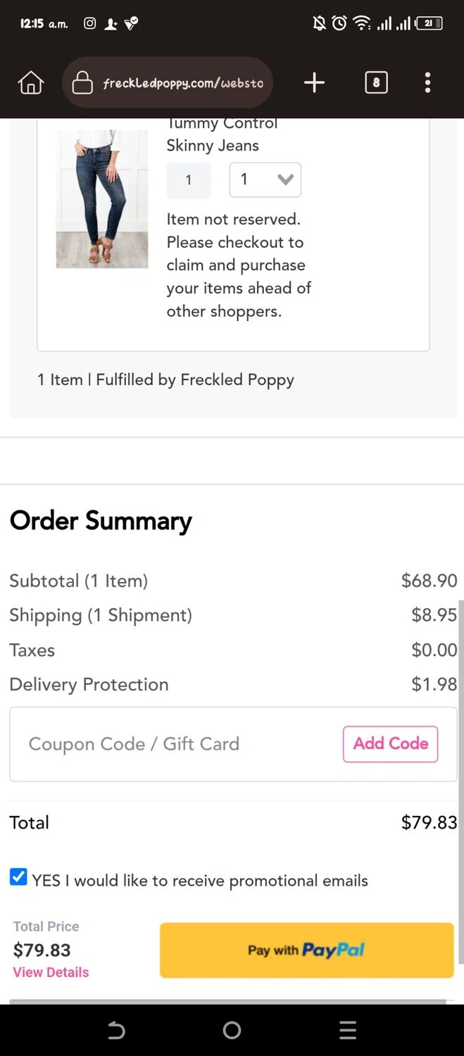 Freckled Poppy Coupon Codes (11 Verified) - 20% Off Jan 2025