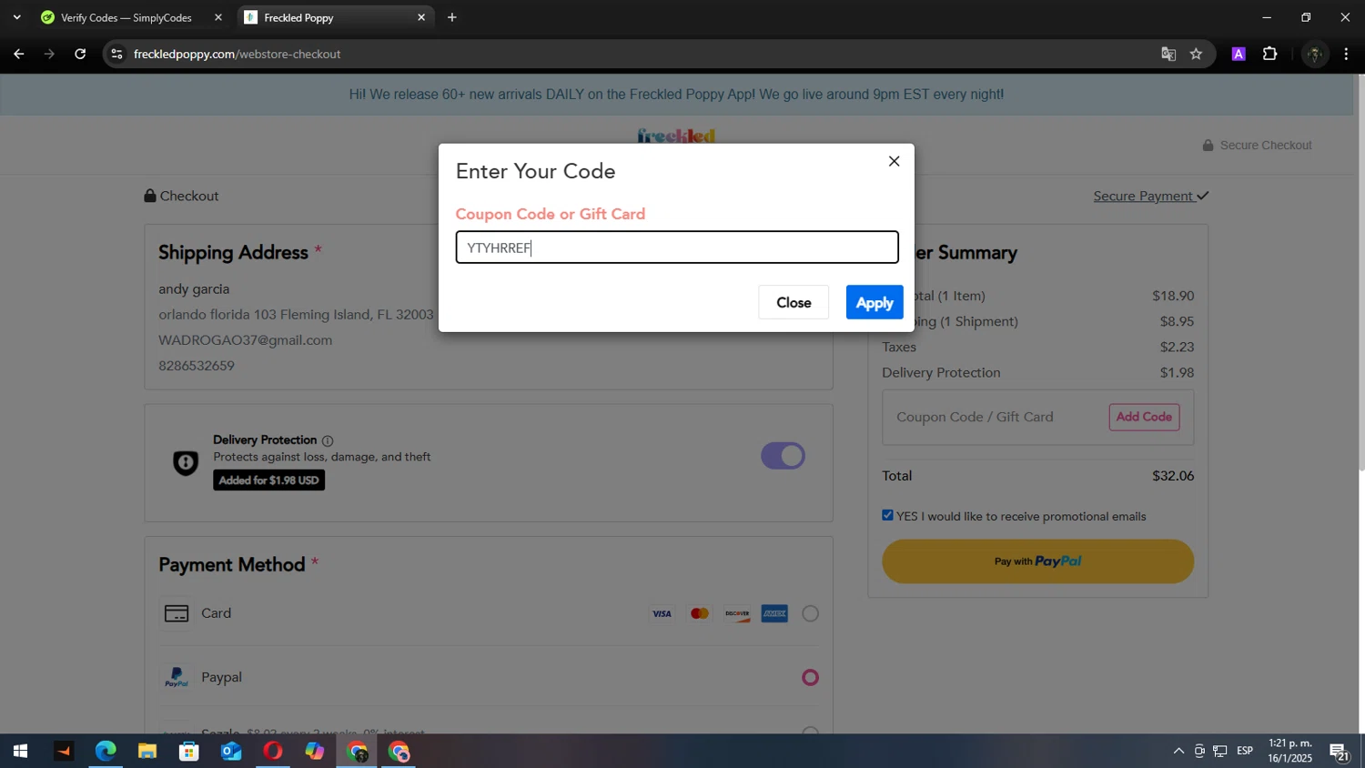 Freckled Poppy Coupon Codes (11 Verified) - 20% Off Jan 2025