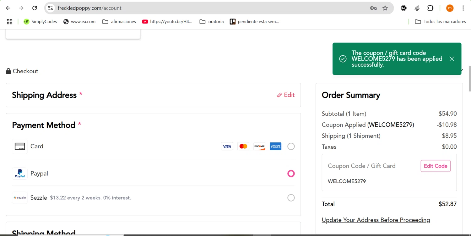 Freckled Poppy Coupon Codes (11 Verified) - 20% Off Jan 2025