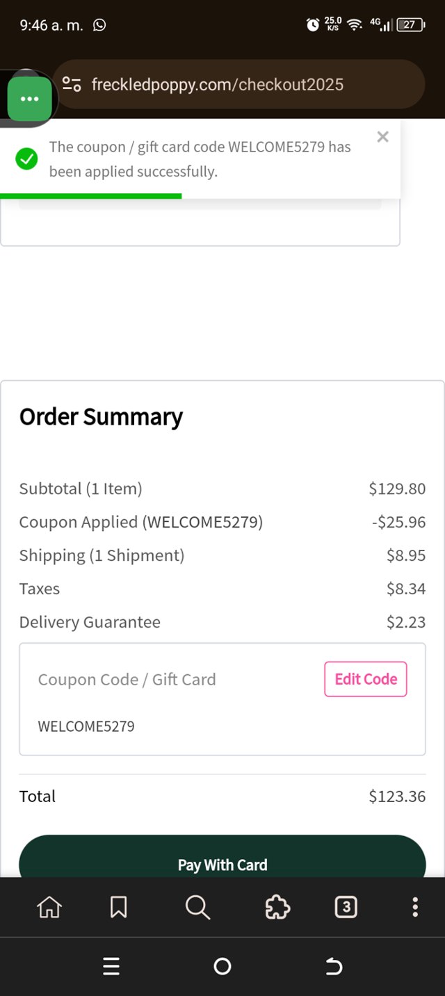 Freckled Poppy Coupon Codes (6 Verified) - 20% Off May 2025