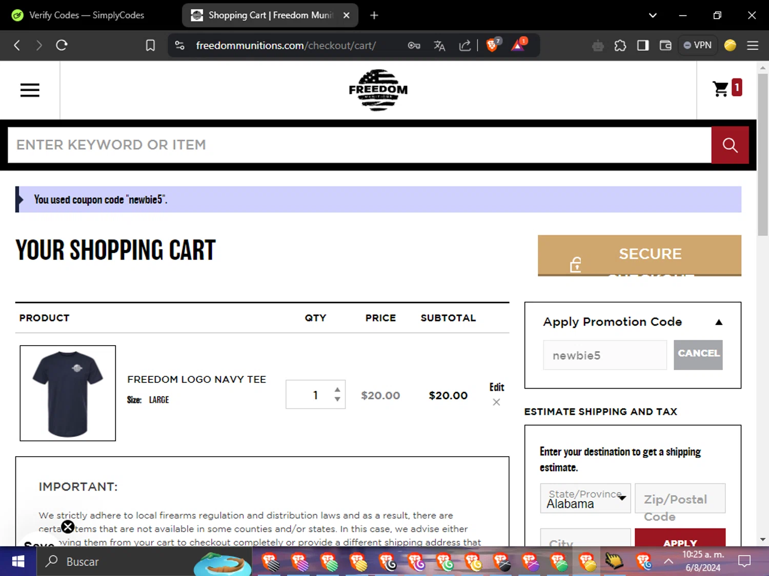 Freedom Munitions Promo Codes - 5% Off | January 2025