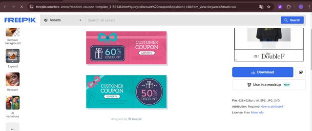 Freepik Coupons - 20% Off | November 2024