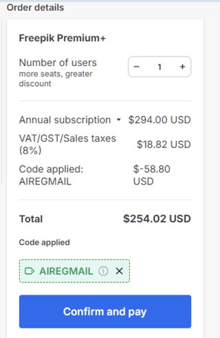 Freepik Coupons & Cyber Monday 2024 Deals - 50% Off
