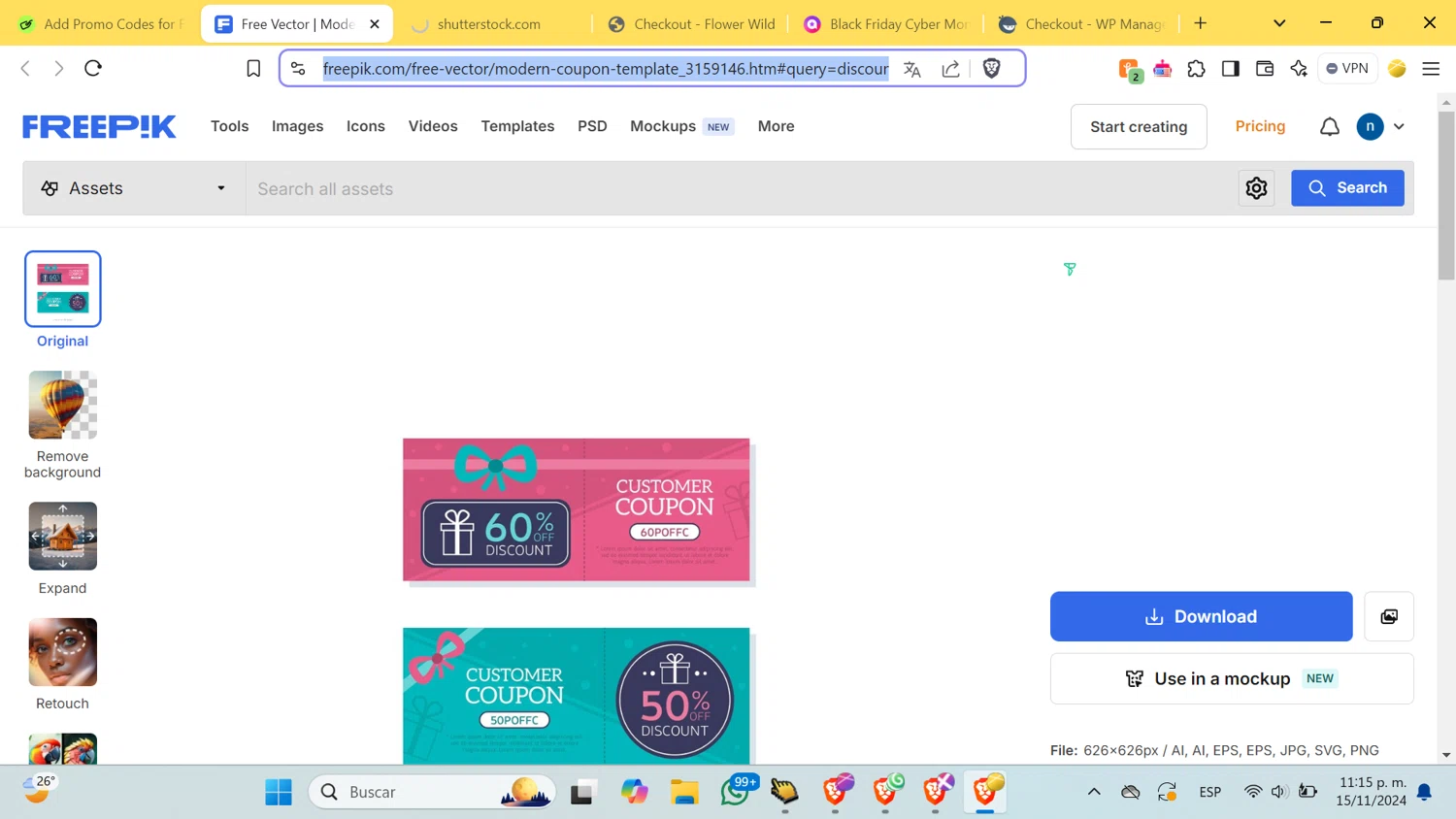 Freepik Coupons & Black Friday 2024 Deals - 20% Off