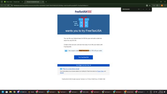 FreeTaxUSA Promo Codes - 10% Off Coupons Apr 2025