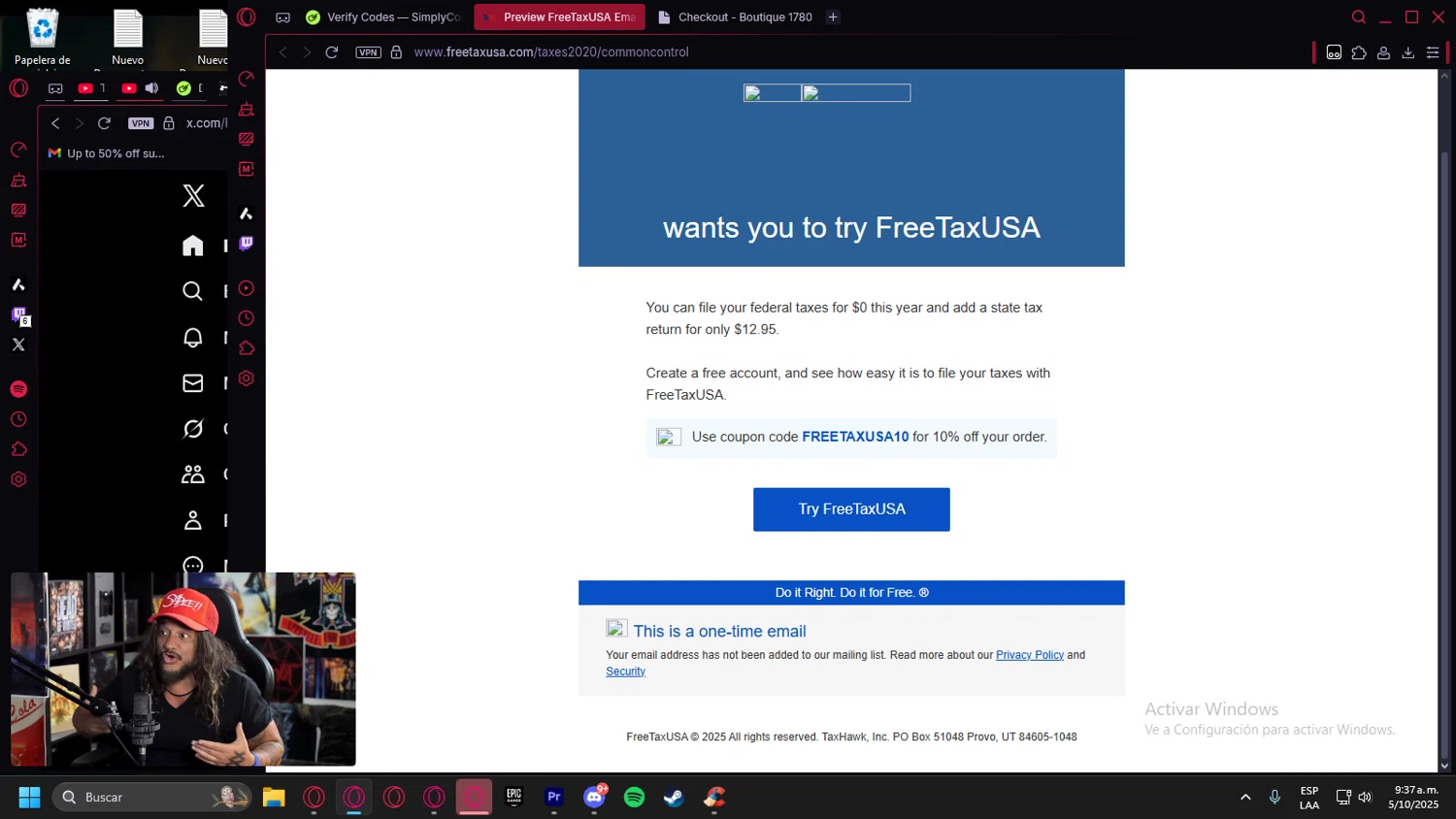 FreeTaxUSA Promo Codes - 10% Off (1 Verified) Dec 2025