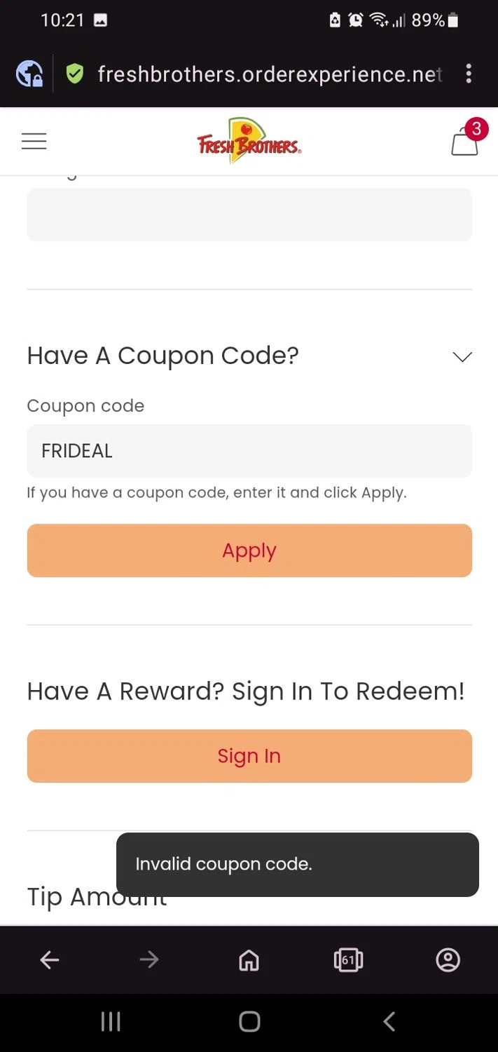 Fresh Brothers Coupons - 10% Off | November 2024