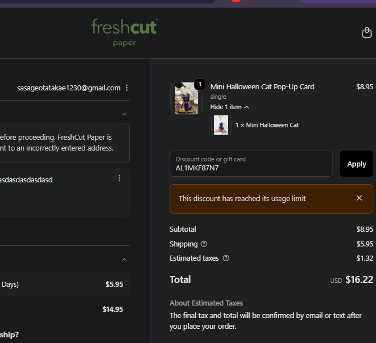 FreshCut Paper Promo Codes - 15% Off Coupons Nov 2025