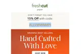 Freshcut Paper Promo Code
