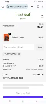 Freshcut Paper Promo Code