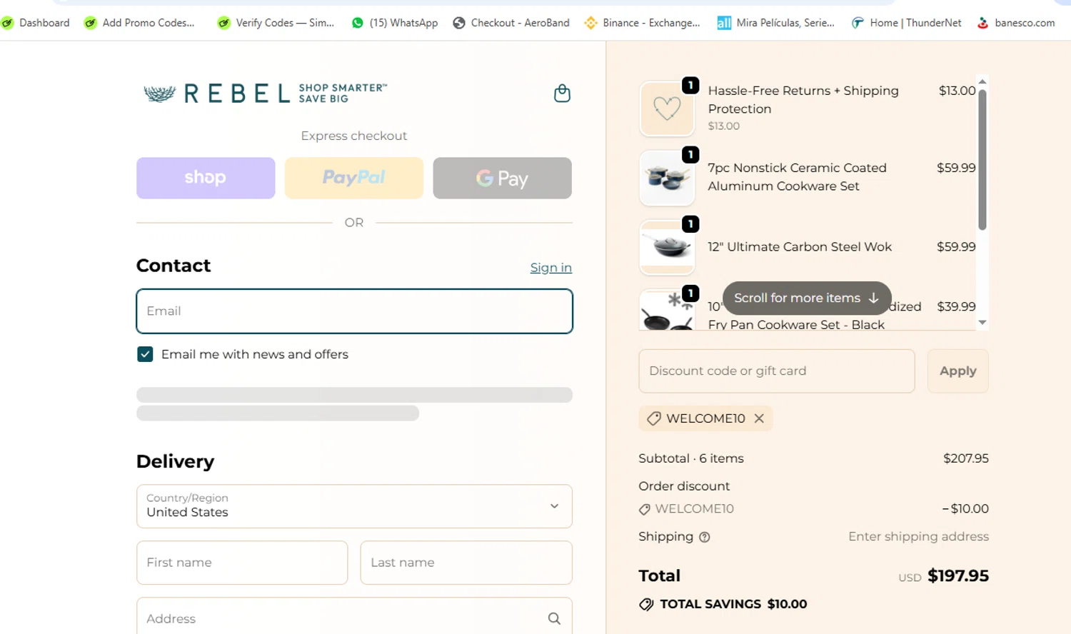 REBEL Promo Codes - $10 Off (2 Verified) Jan 2026