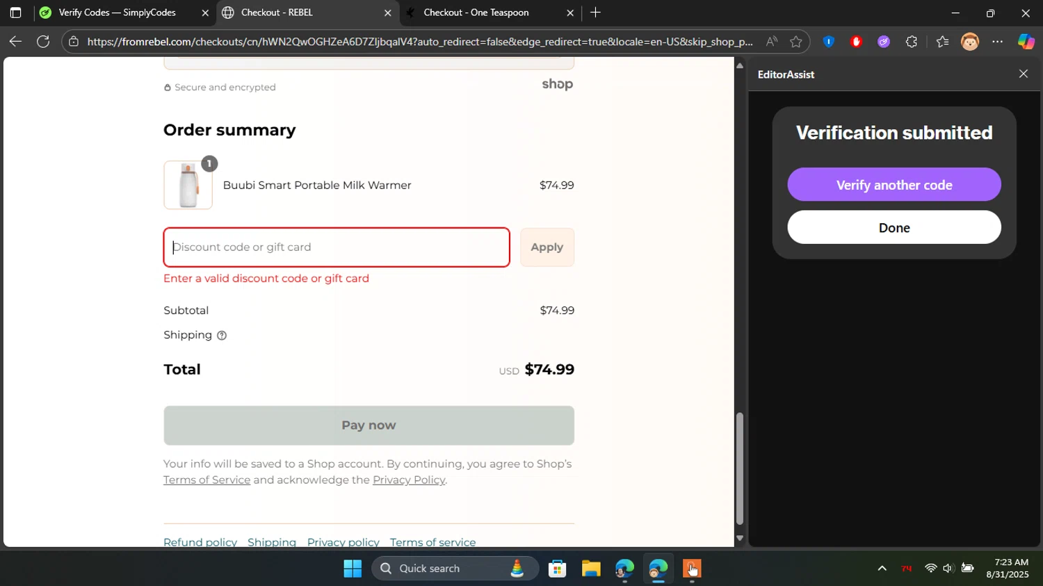 REBEL Discount Codes - $10 Off (1 Verified) Sep 2025