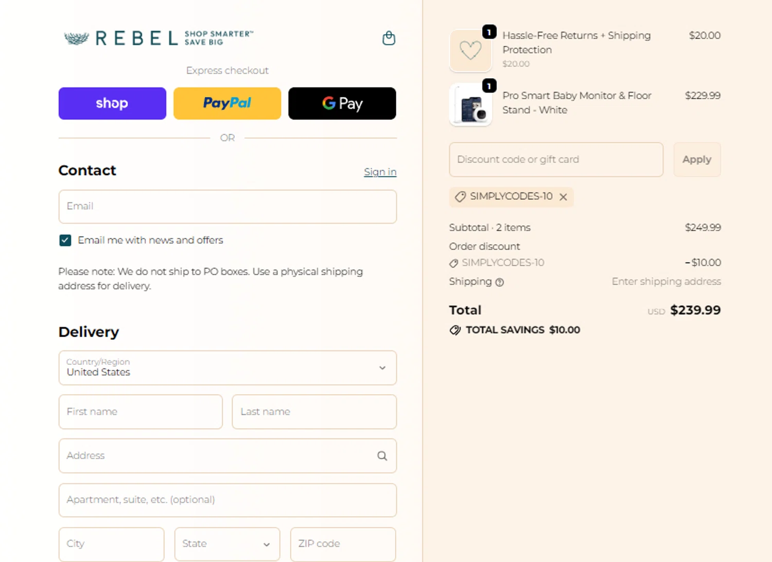 REBEL Promo Codes - $10 Off (1 Verified) Jan 2026