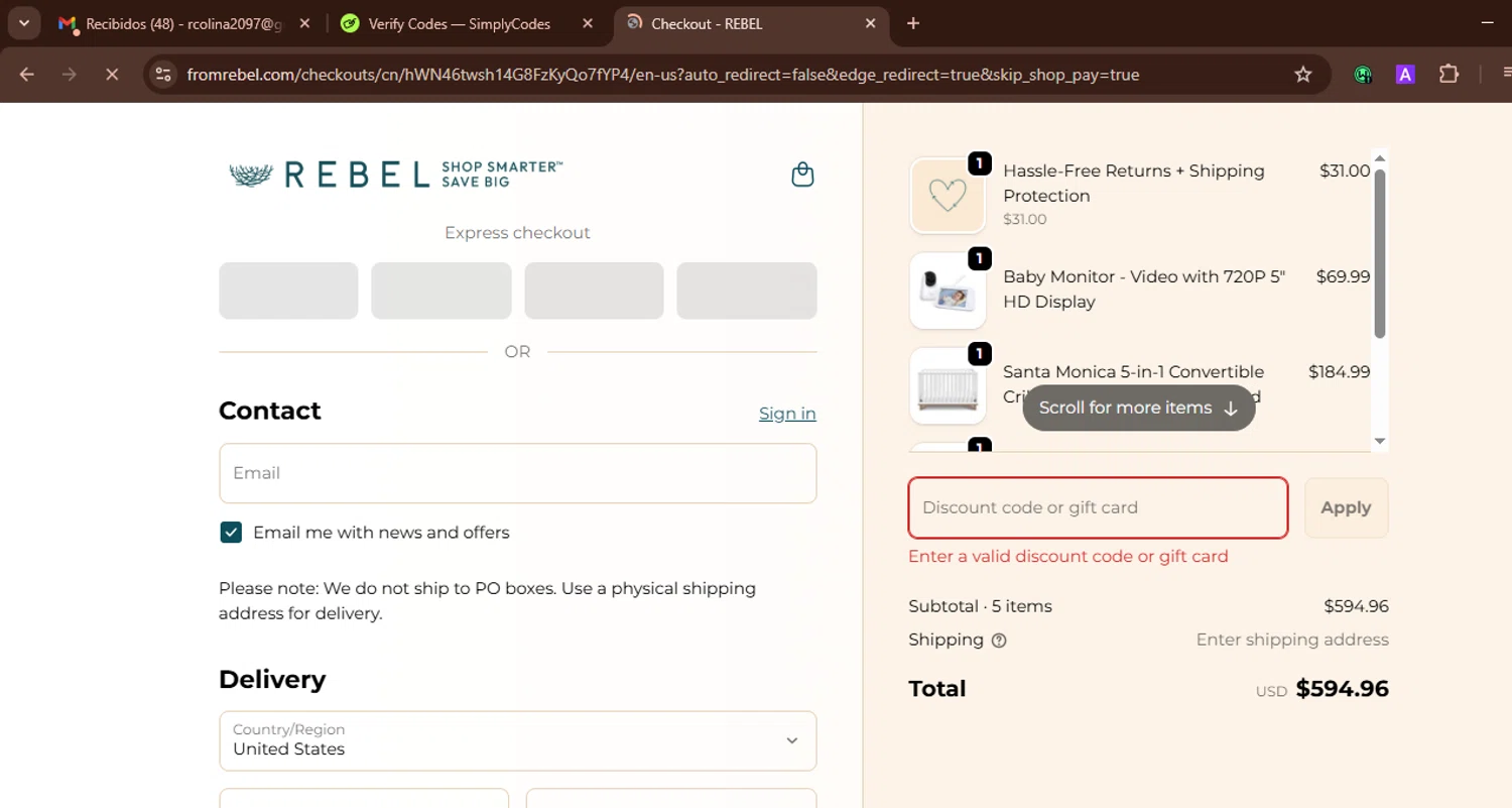 REBEL Promo Codes - $10 Off (2 Verified) Nov 2025