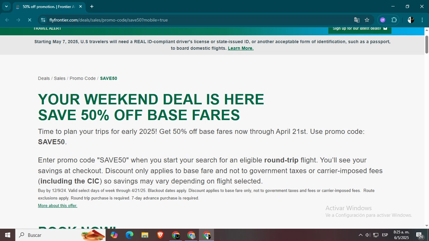 Frontier Airlines Promo Codes - 50% Off Jun 2025