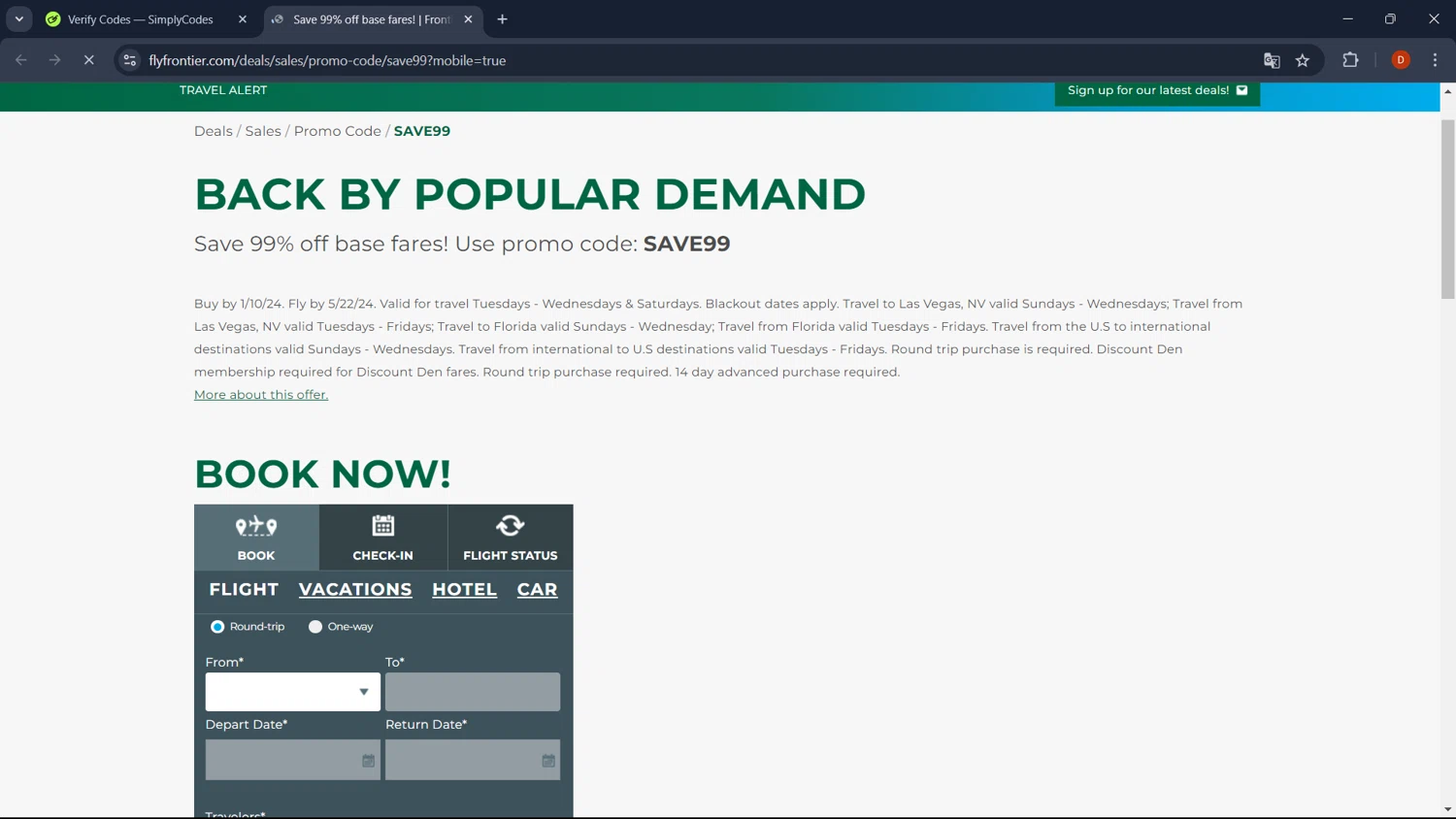 Frontier Airlines Promo Codes - 100% Off | October 2024