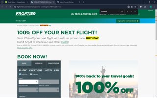Frontier Airlines Promo Codes & Cyber Monday 2024 Deals - 100% Off