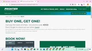 Frontier Airlines Promo Codes & Cyber Monday 2024 Deals - 100% Off