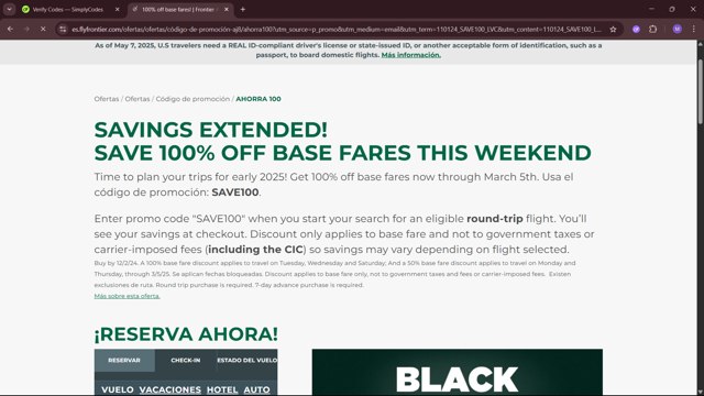 Frontier Airlines Promo Codes - 50% Off Jul 2025