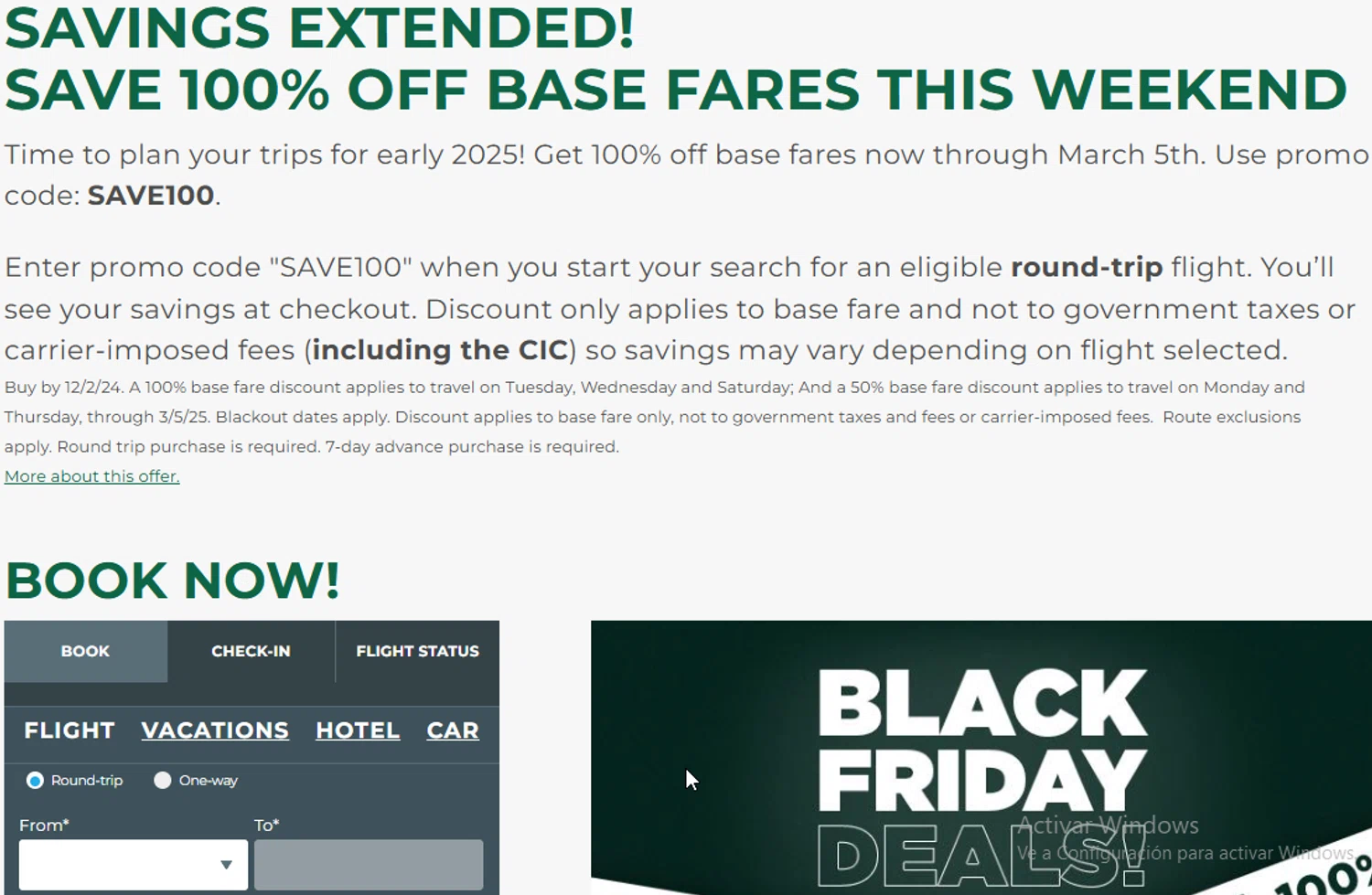 Frontier Airlines Promo Code - $100 Off Dec 2025