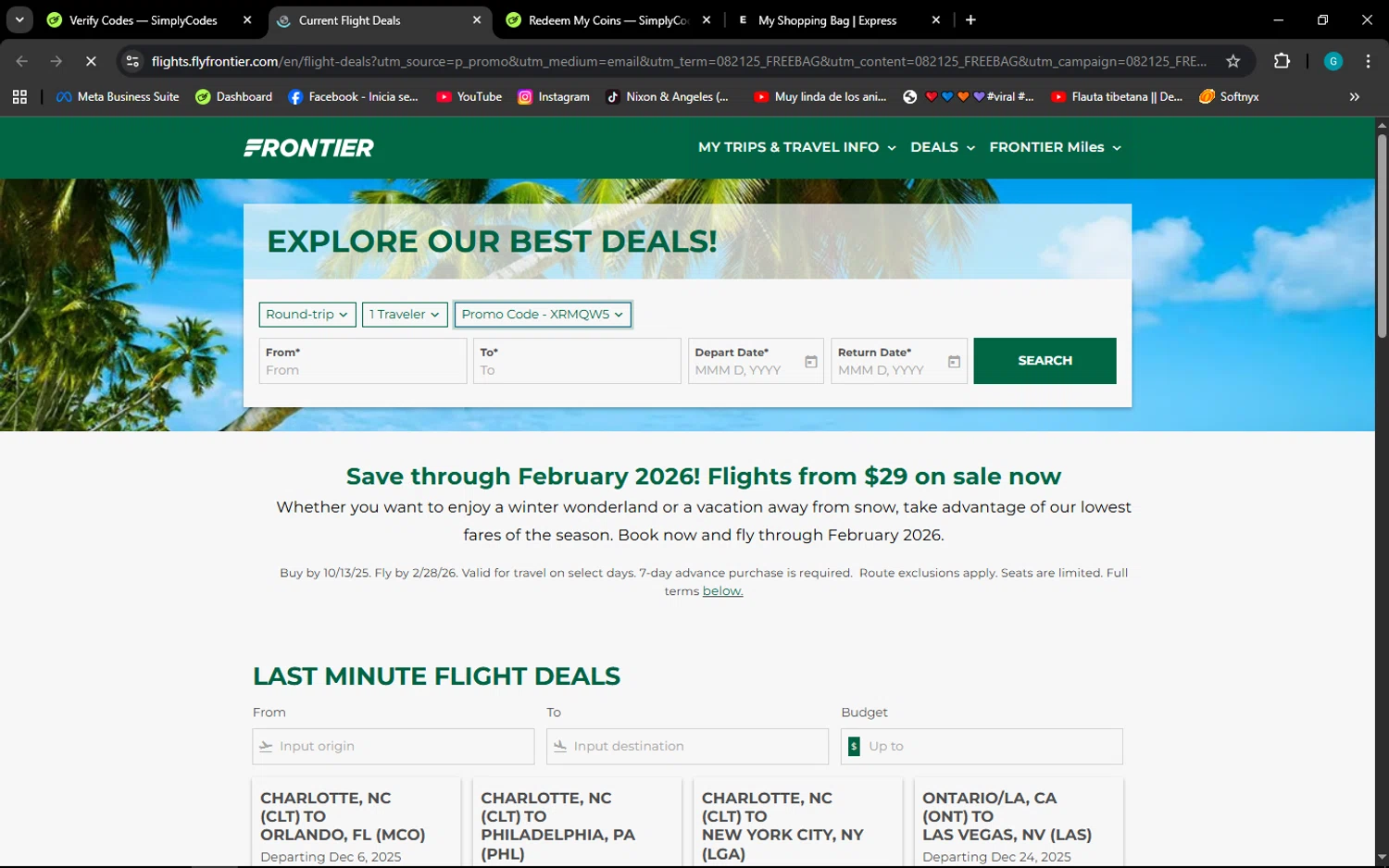 Frontier Airlines Promo Codes - 10% Off Oct 2025