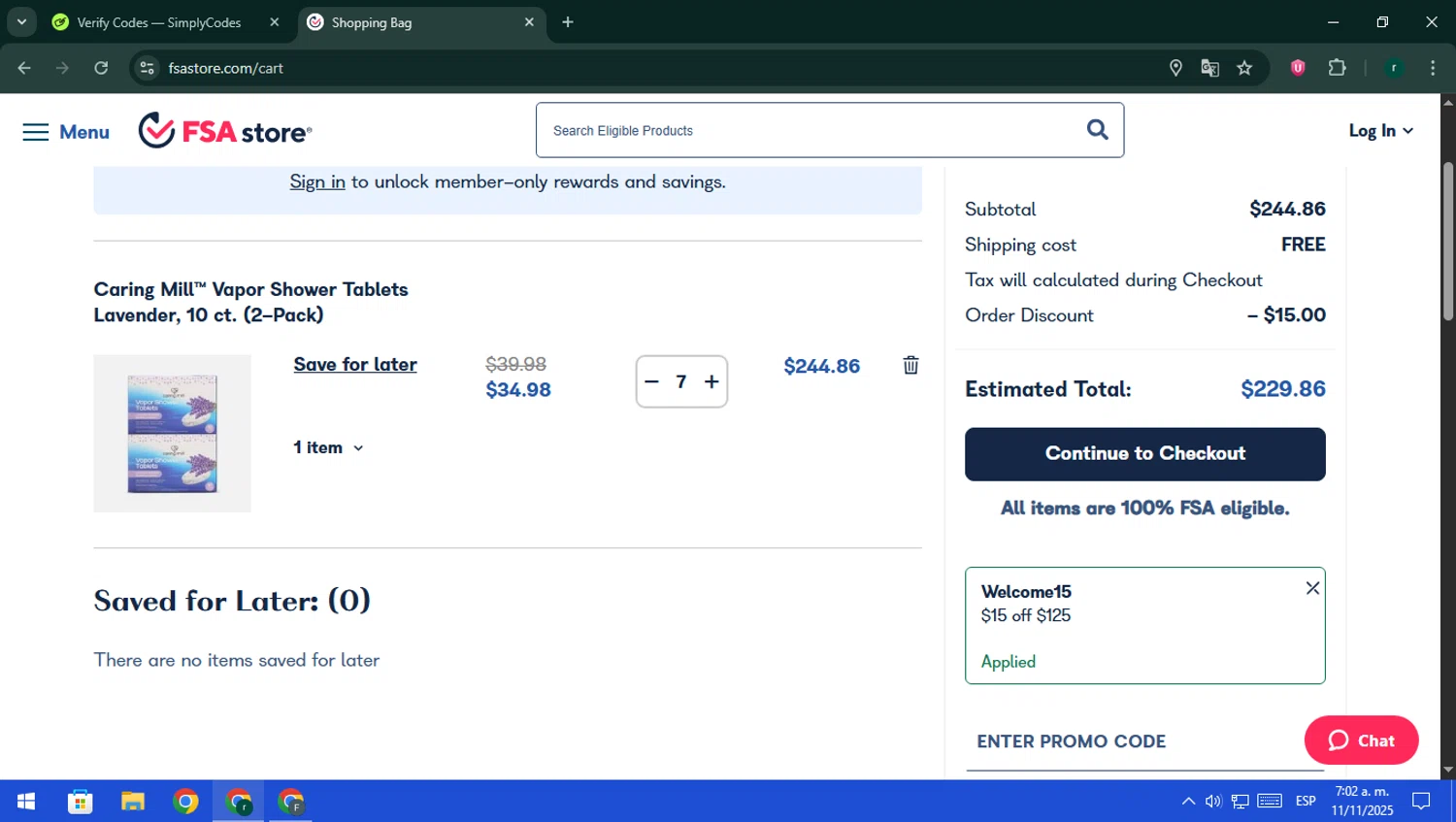 FSA Store Promo Codes - $35 Off (8 Verified) Dec 2025