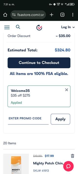FSA Store Promo Codes - $35 Off (9 Verified) Oct 2025