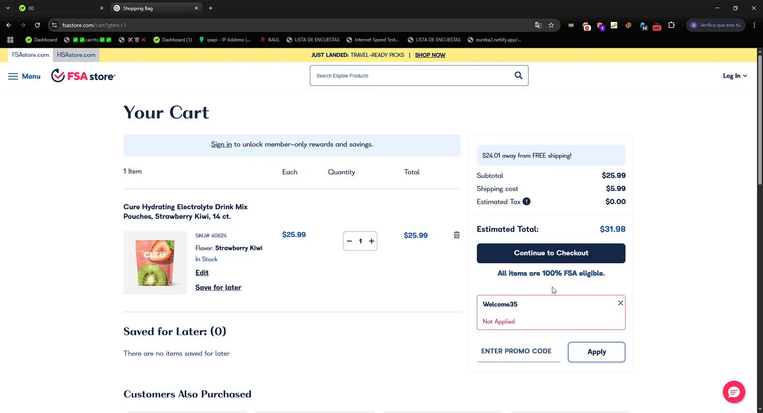 FSA Store Promo Codes - $35 Off (9 Verified) Oct 2025