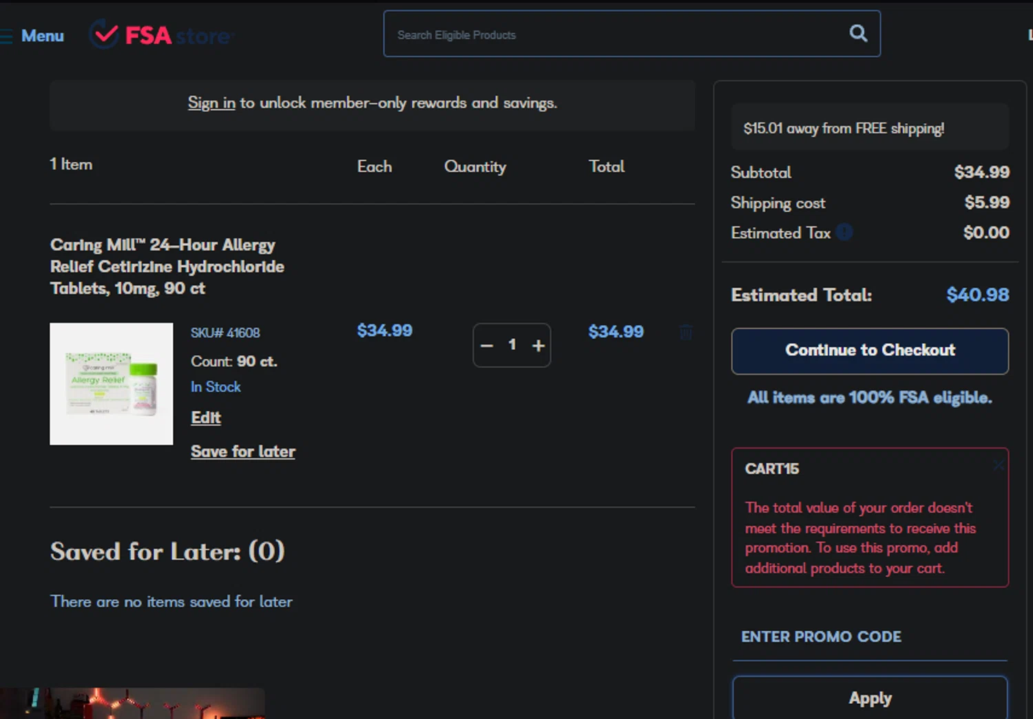 FSA Store Promo Codes - $35 Off (9 Verified) Sep 2025