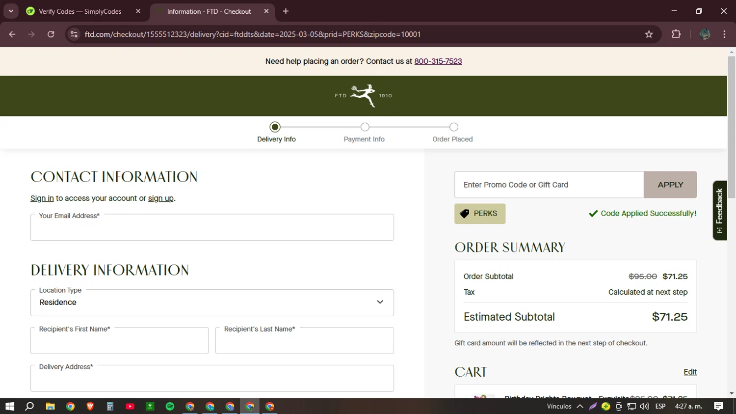 FTD Discount Codes - 25% Off (24 Verified) Sep 2025