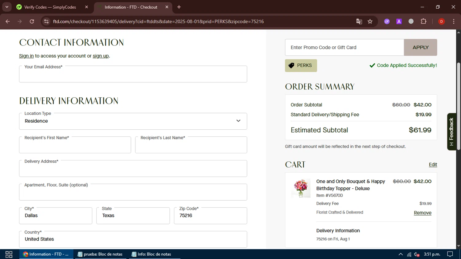 FTD Discount Codes - 25% Off (24 Verified) Sep 2025