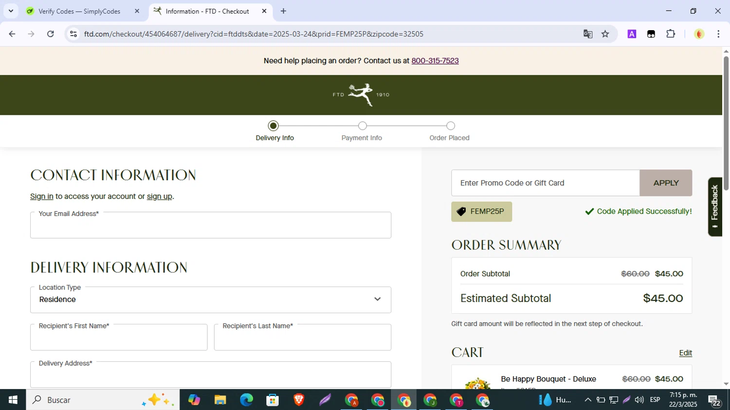 FTD Discount Codes - 25% Off (24 Verified) Aug 2025
