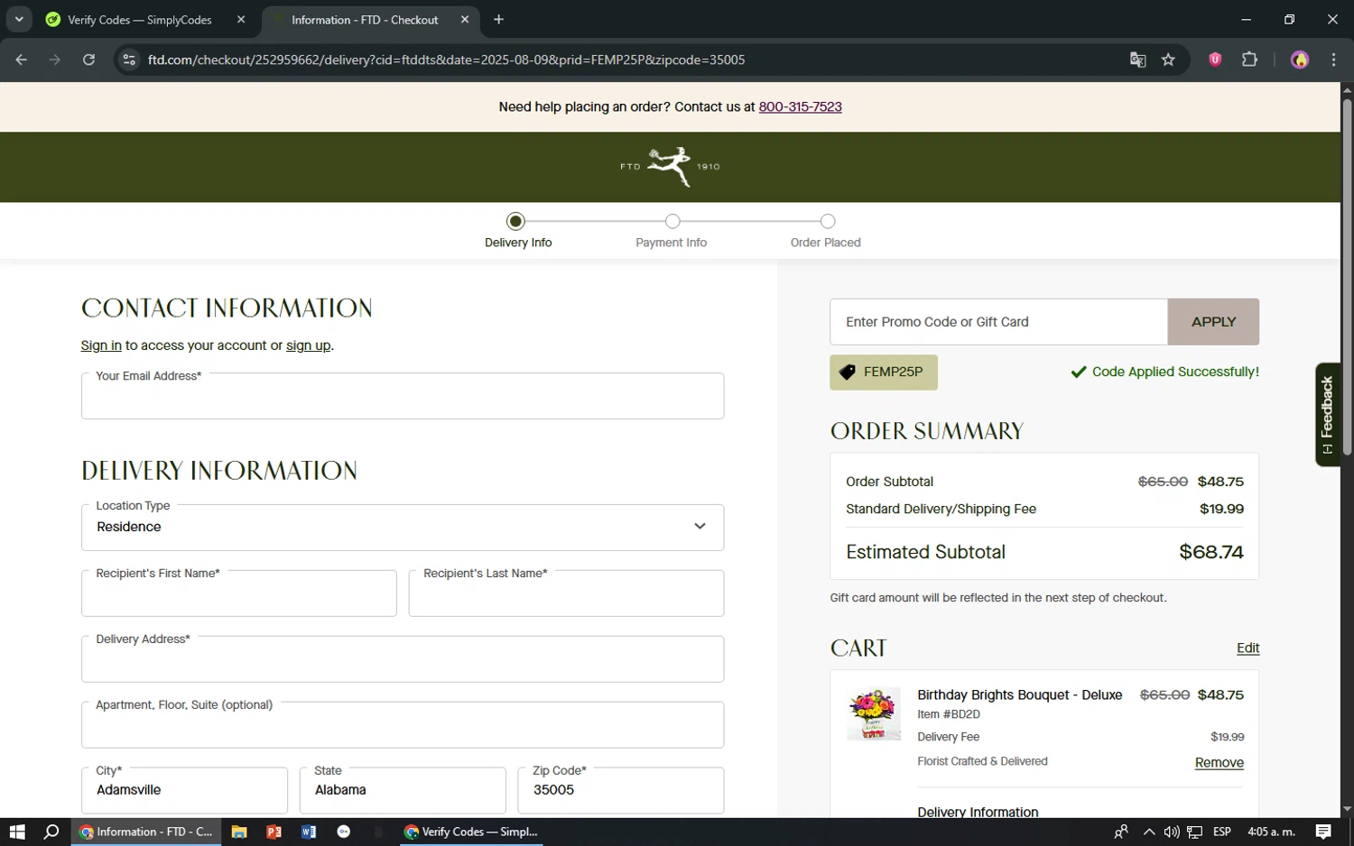 FTD Promo Codes - 25% Off (24 Verified) Dec 2025