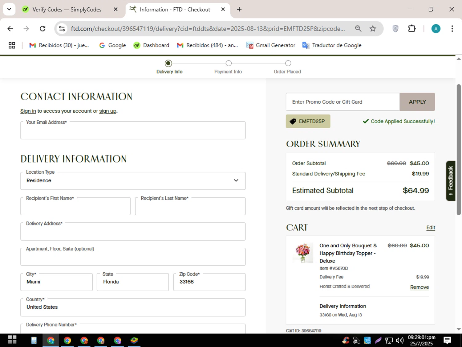 FTD Promo Codes - 25% Off (24 Verified) Dec 2025