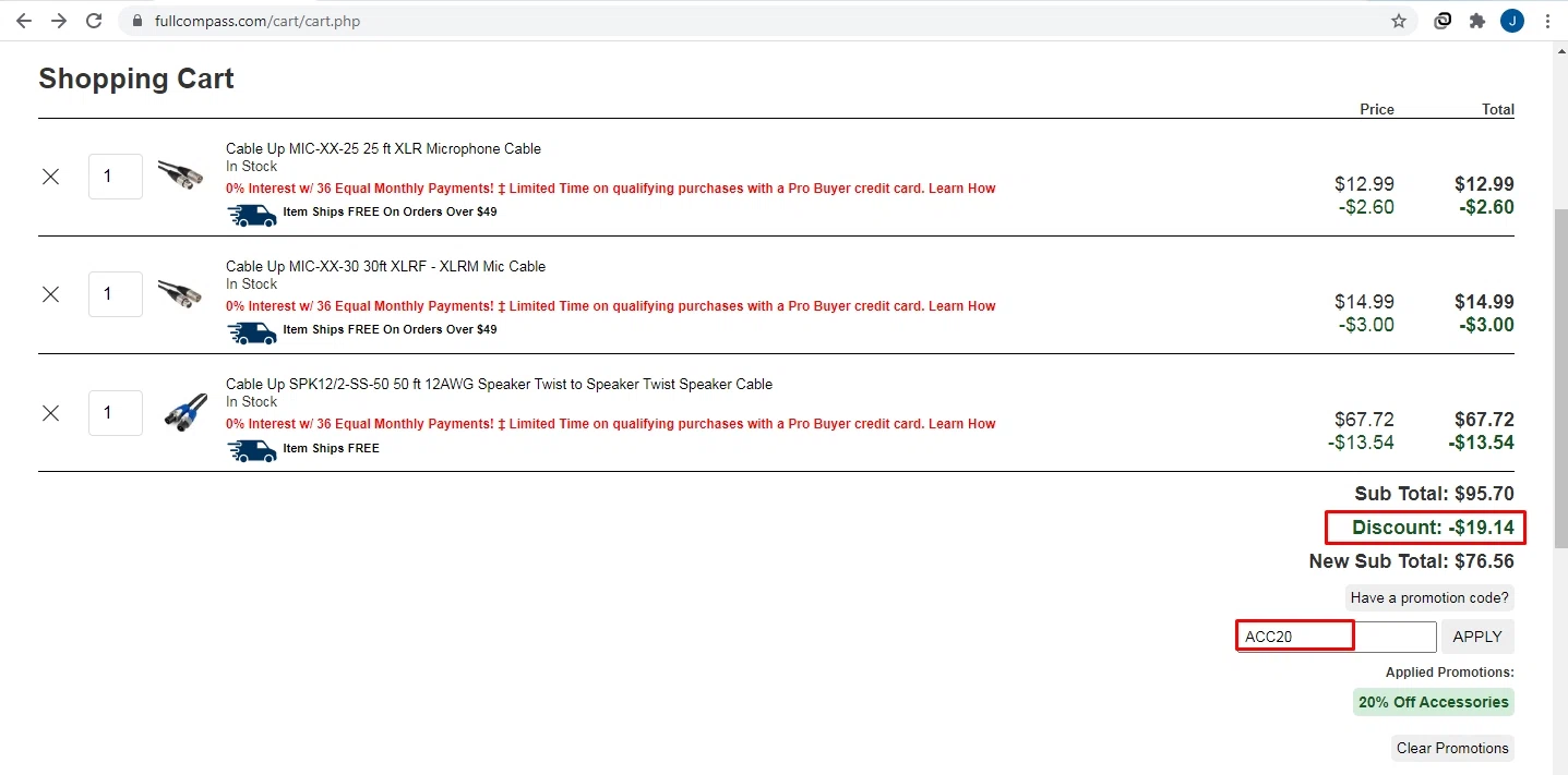Full Compass Systems Promo Codes - 10% Off | October 2024