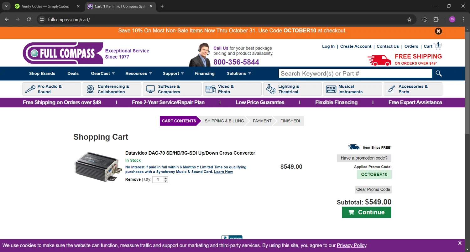 Full Compass Systems Promo Codes - 10% Off | November 2024