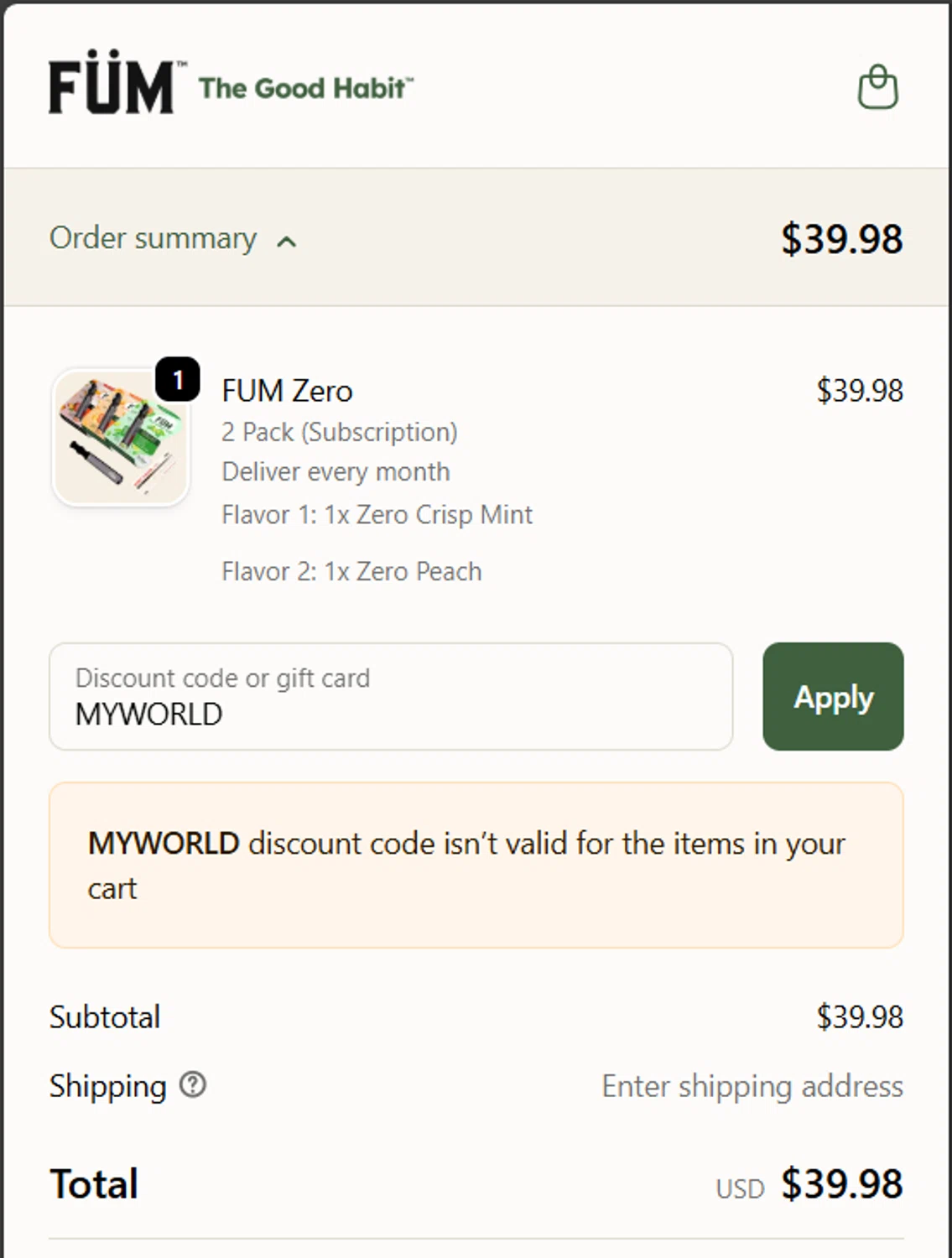 Füm Promo Codes (48 Verified) - 10% Off Sitewide Oct 2025