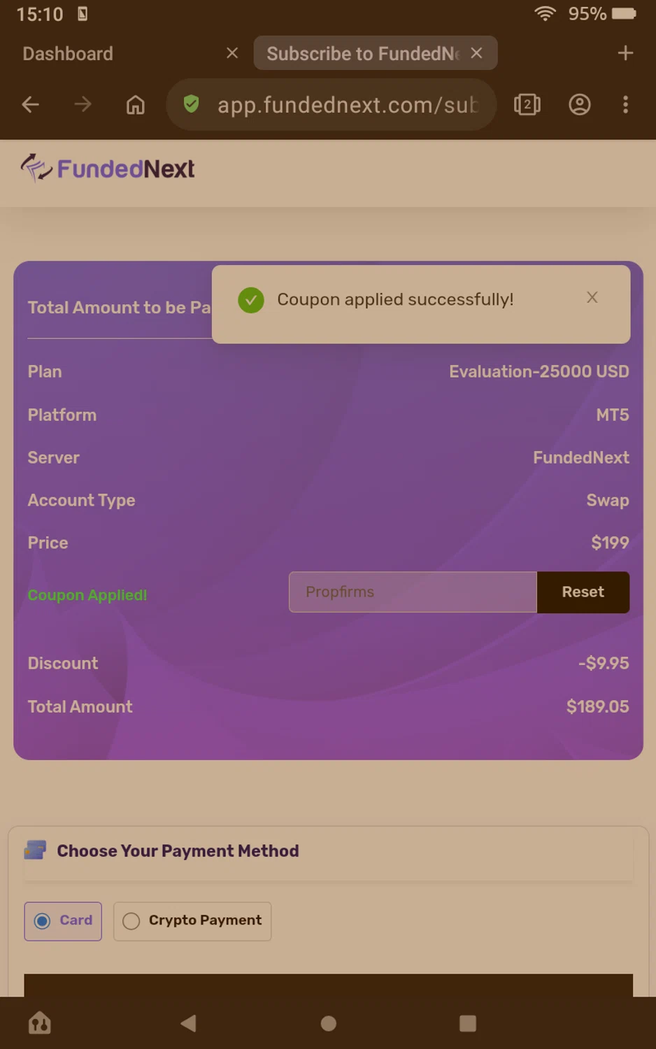 FundedNext Coupon Codes - 8% Off | August 2024