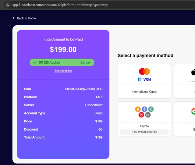 FundedNext Coupon Codes (1 Verified) - 15% Off Apr 2025