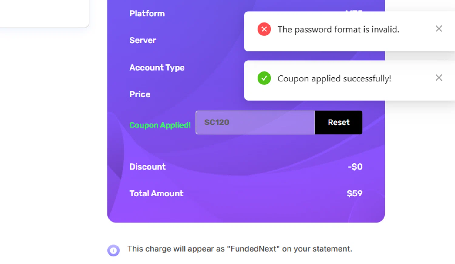 FundedNext Coupon Codes & Black Friday 2024 Deals - 120% REFUND