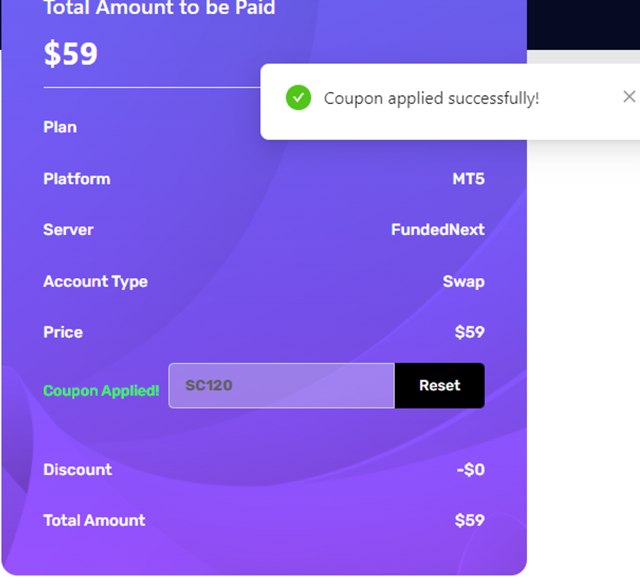 FundedNext Coupon Codes - 15% Off | November 2024